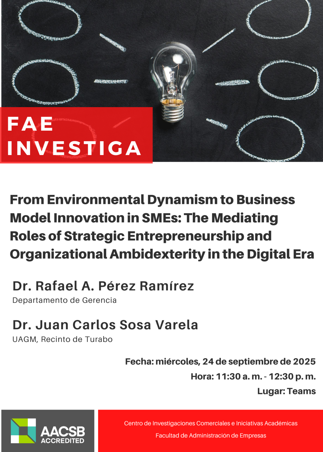 FAE Investiga: From Environmental Dynamism to Business Model Innovation ...